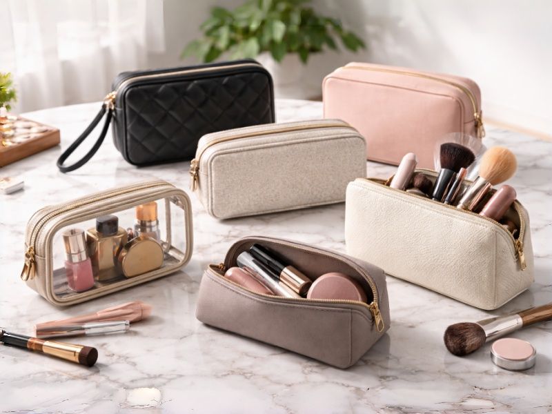 Best Small Makeup Bag for Purse: Size, Material, Clear vs Fabric ...